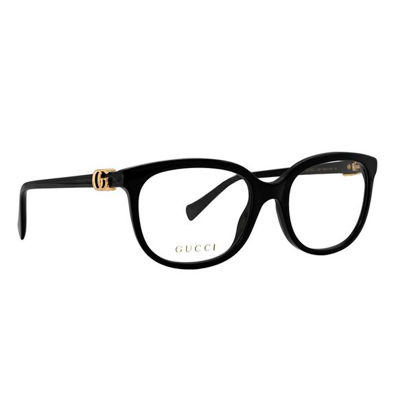 Gucci Accessories Gucci Gg 75o 004 Black Plastic Rectangle